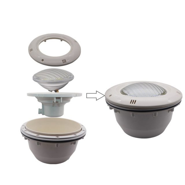 Led lights bulb glass par56 swimming pool lights IP68 multi-color ...